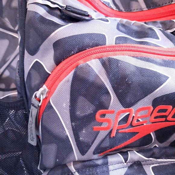 Speedo | Bags | Speedo Teamster 35l Swim Backpack Black Red Camo ...